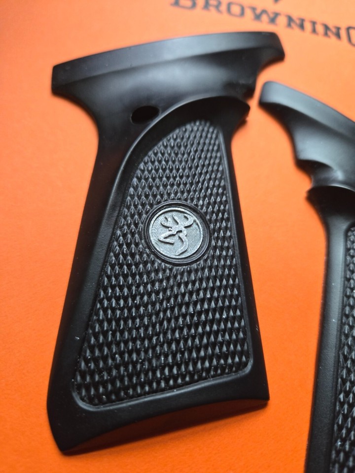 New Factory Grips for Browning Buckmark UFX Black with Medallions | eBay