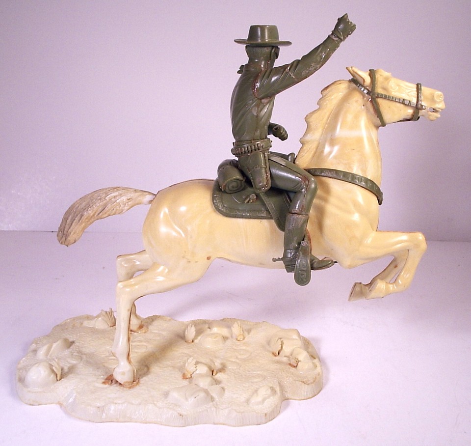 Vintage 1966 Aurora Plastic's Corp LONE RANGER & SILVER Model Kit Built ...