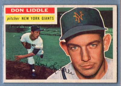 1956 Topps #325 Don Liddle (GB) VG-EX GO134 | eBay