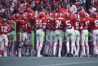 1975 INDIANA HOOSIERS Team Huddle - 35mm Football Slide | eBay