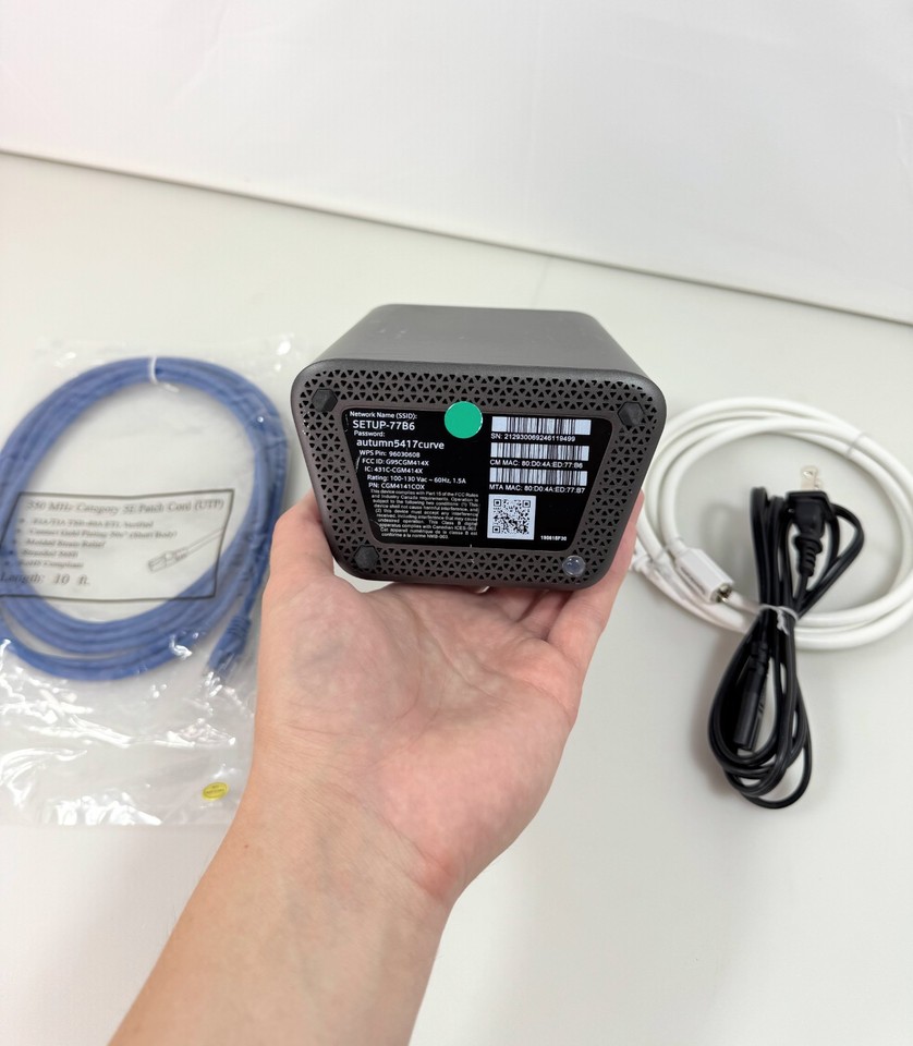 COX Panoramic Gateway Modem WiFi Router with Cables CGM4141 Tested | eBay