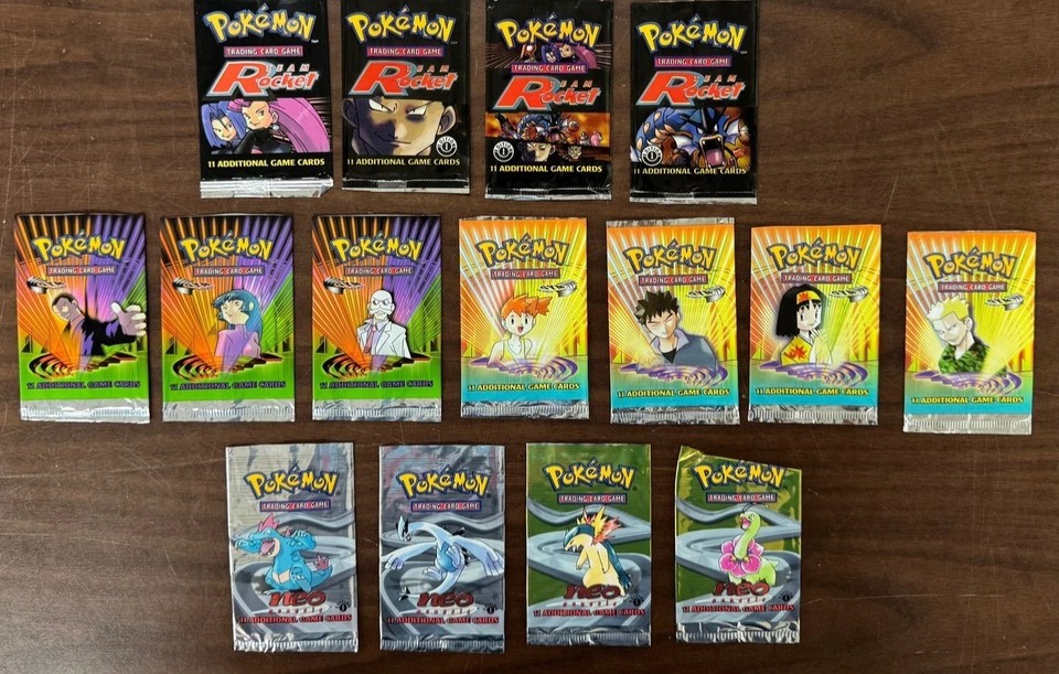 2x SEALED Vintage-Current Pokemon TCG Booster Pack/RANDOM BASE SET ...