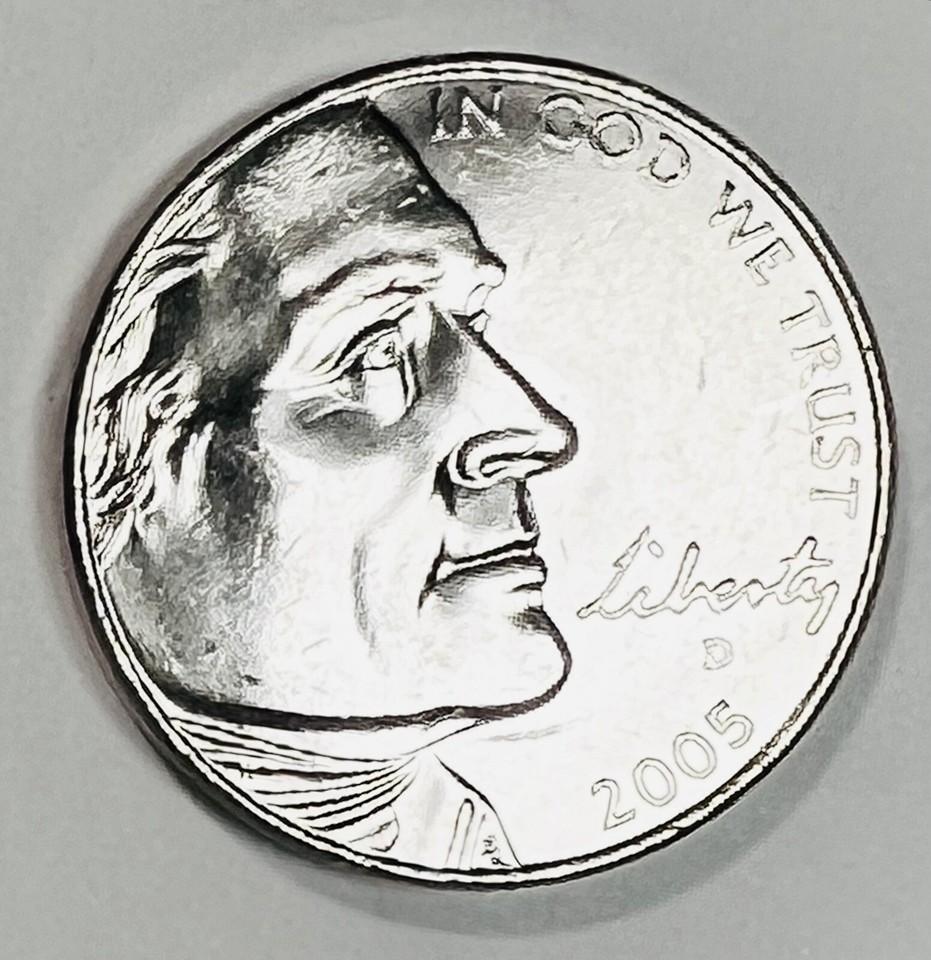 2005 D Jefferson Bison Buffalo Nickel 5 Cents Brilliant Uncirculated ...