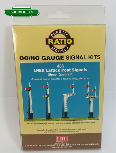 Ratio 486 LNER / SR Lattice Post Signals Upper Quadrant - Plastic Kit ...