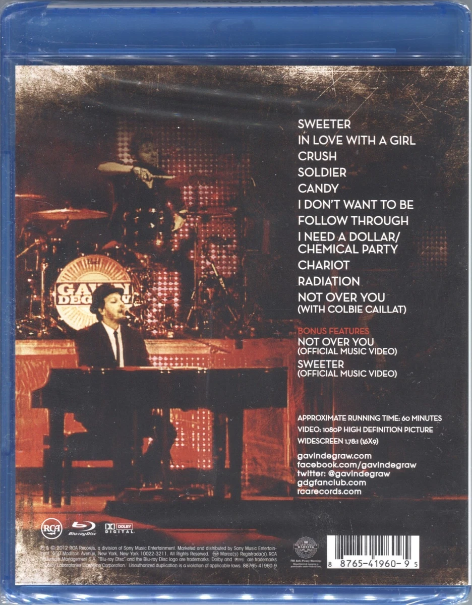 Not Over You Gavin Degraw Music Video