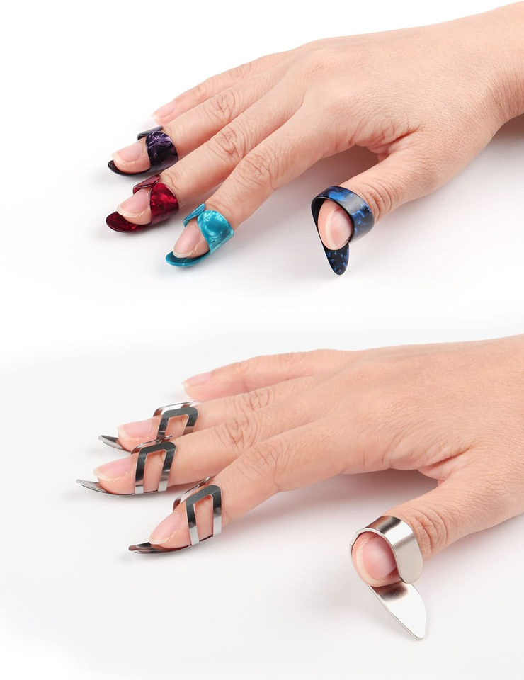 Guitar Slide Tone Bar with Picks for Dobro, Lap Steel, Hawaiian ...