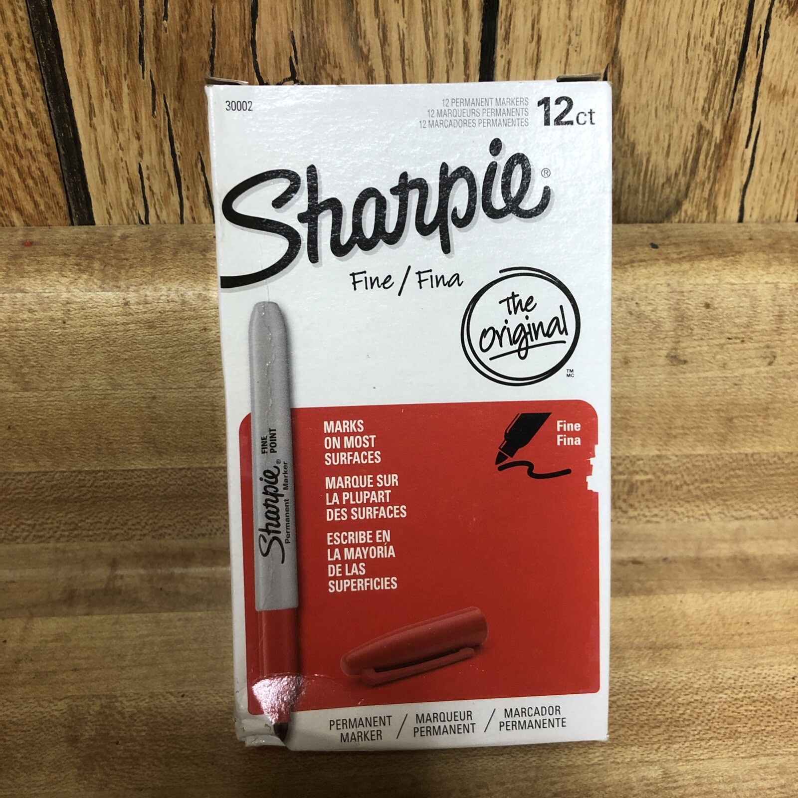 12ct Sharpie Permanent Fine Point Marker Red 30002 New 641378042904 | eBay