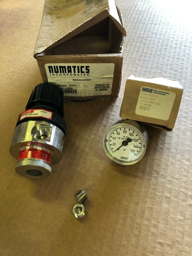 New Numatics Air High Flow Regulator R70R-04G with 160 PSI gauge | eBay
