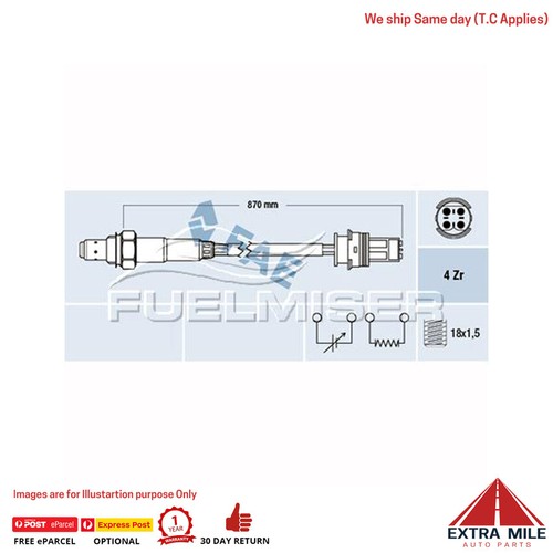 COS5076 OXYGEN SENSOR ( POST-CAT ) RIGHT for BMW M M3 M M3 E46 E46 CSL ...