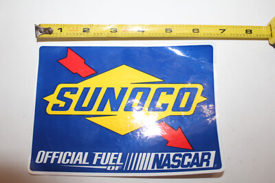 Vintage SUNOCO Official Fuel of Nascar Sticker 6 5/.8"X 4 3/4" | eBay