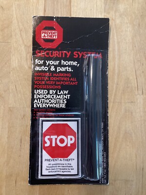 Vintage Pen Prevent-A-Theft Invisible Ink Spy Pen Marker, Security ...