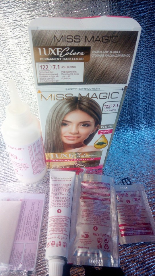 Miss Magic Intensive Color Unisex Cream with Avocado oil Hair Color ...
