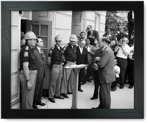Framed Print: Governor George Wallace Attempting To Block Integration ...
