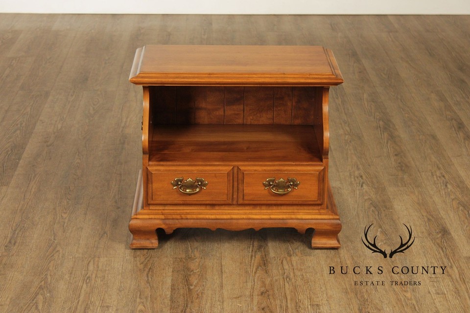 Sprague & Carleton Solid Maple Pair One Drawer Nightstands | eBay