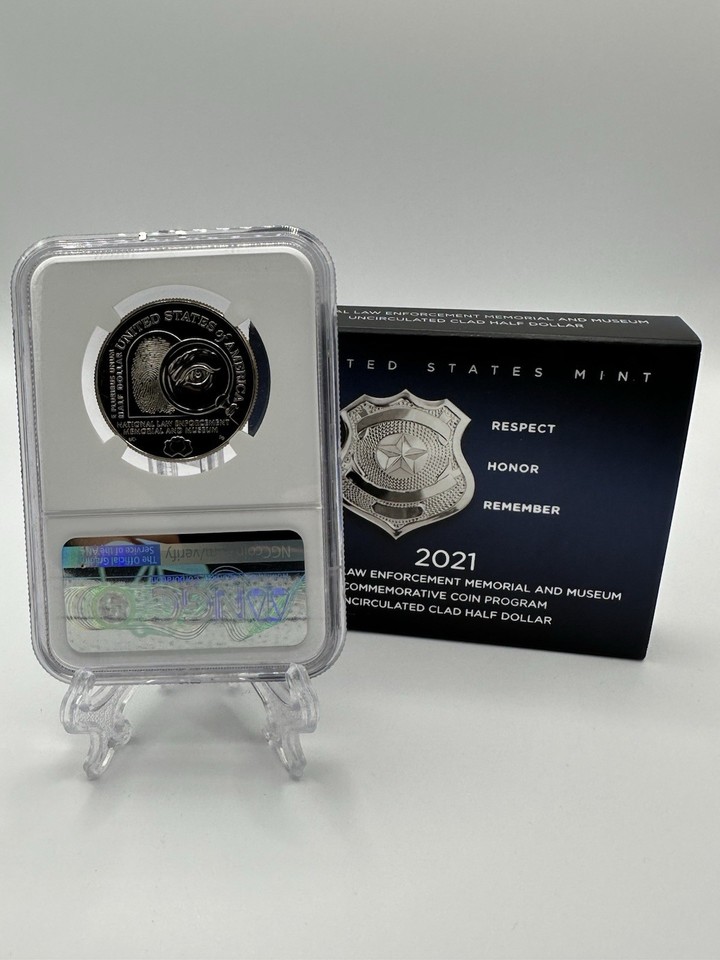 2021D 50C Law Enforcement FR MS69 National Law Enforcement Officers ...