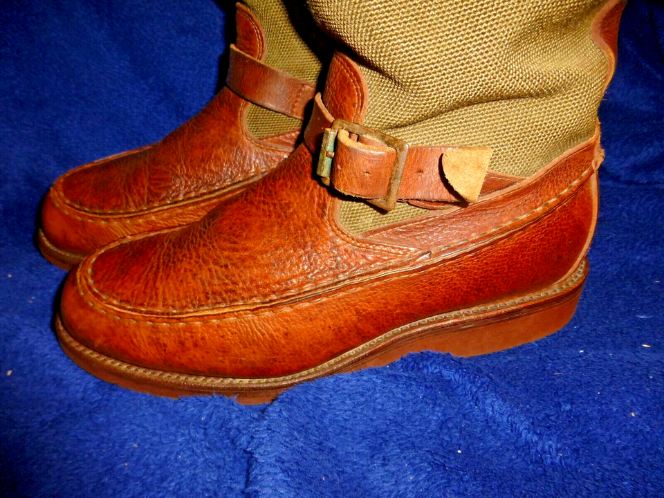 CHIPPEWA BULLHIDE & VIPER CLOTH W ZIPPER SNAKEPROOF BOOTS MENS 10 D | eBay