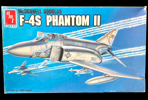 AMT ERTL #8692 Douglas F-4S Phantom II Aircraft 1/72 Model Kit, New ...