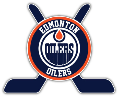 Edmonton Oilers Sticks Logo NHL Sport Car Bumper Sticker Decal "SIZES ...