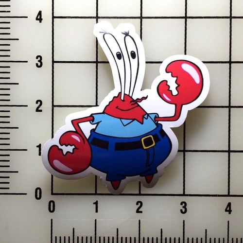 Spongebob Squarepants Mr Krabs 4" Tall Vinyl Decal Sticker BOGO ...