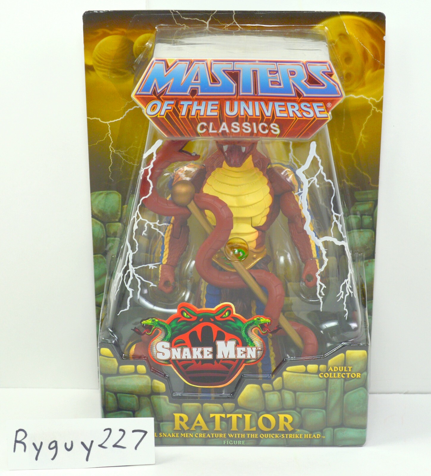 Rattlor Figure Masters of The Universe Classics MOTU 2012 Mattel on ...