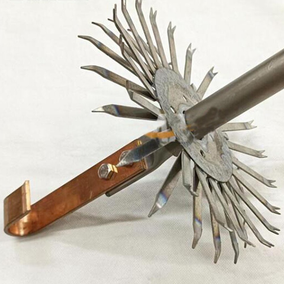 Aluminum Anodize Titanium Disc 215MM Double Rack With 12" Copper Hook ...