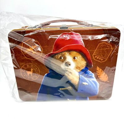 Paddington In Peru Popcorn Bucket Suitcase / Lunchbox Tin AMC | eBay