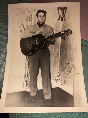Rare VINTAGE VERN YOUNG Hand Signed AUTOGRAPH Country Western PHOTO | eBay