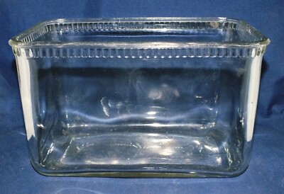 VINTAGE GLASS BATTERY BOX, FISH TANK, TERRARIUM, Approx. 10 x 6 x 7 | eBay