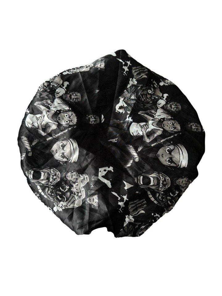 Riley Boon Black Custom Made Cartoon Durag & Bonnet Set | eBay