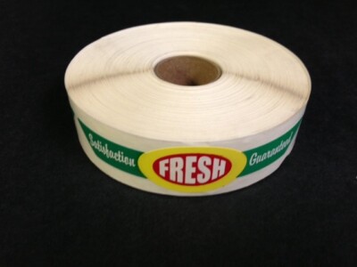 Fresh Pressure Sensitive Strap Labels | eBay