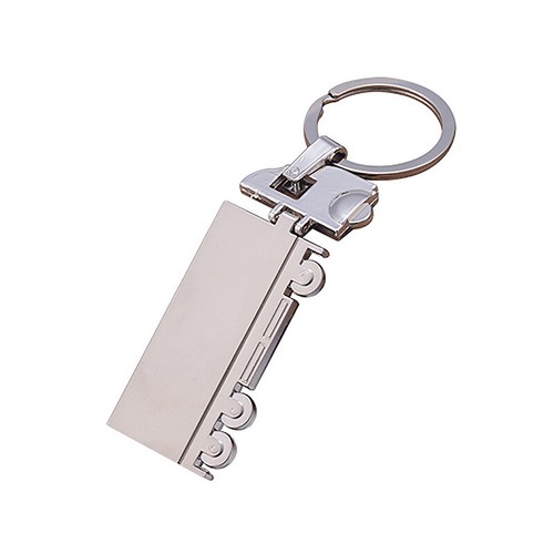3D Truck Model Shaped Trendy Keychain Car Key Holder Key Chains Pendant ...