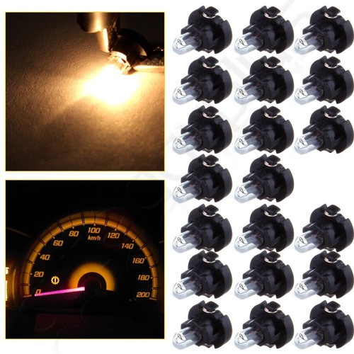 20 Warm White T3 Neo Wedge LED Instrument Dash A/C Climate Control HVAC ...