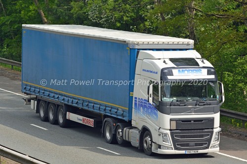 Truck Photo 12x8 - Volvo FH - Morris - YN67 NUW | eBay UK