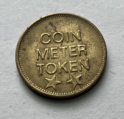 Brass Coin Meter Token 22mm | eBay
