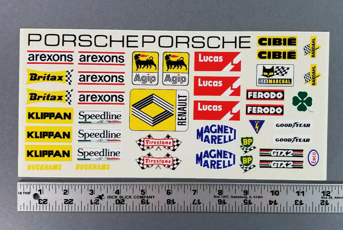Vintage Porsche Decals