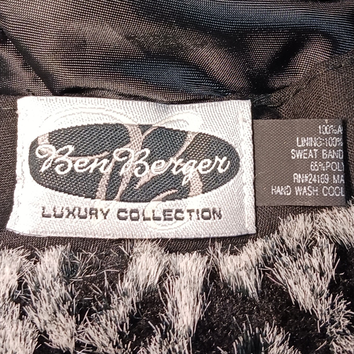 Vintage Ben Berger Luxury Collection Faux Fur Bucket … - Gem