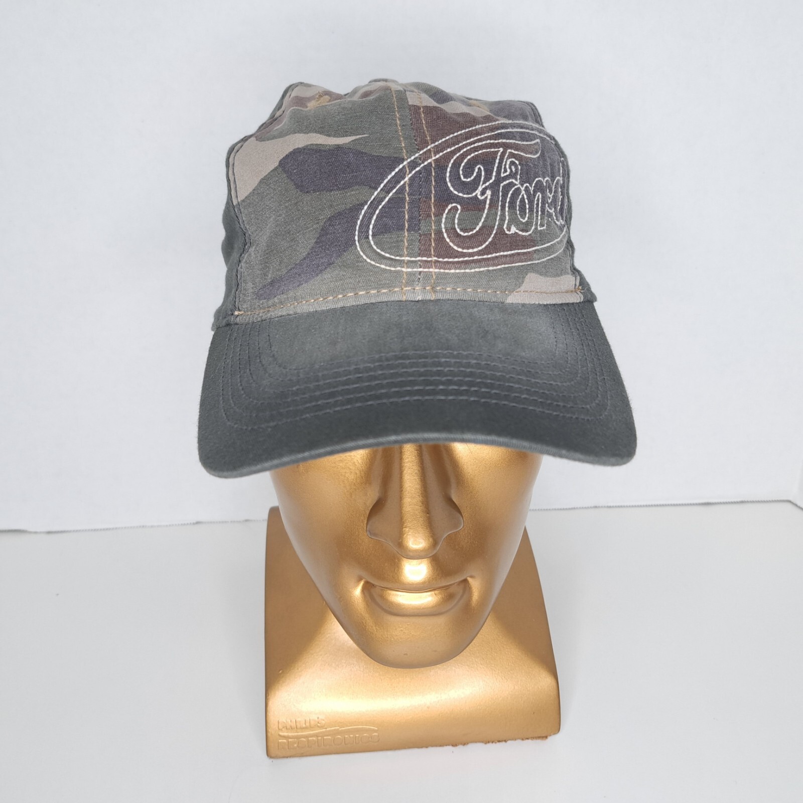 Ford Camo Fitted OSFM Dad Cap Hat - Gem