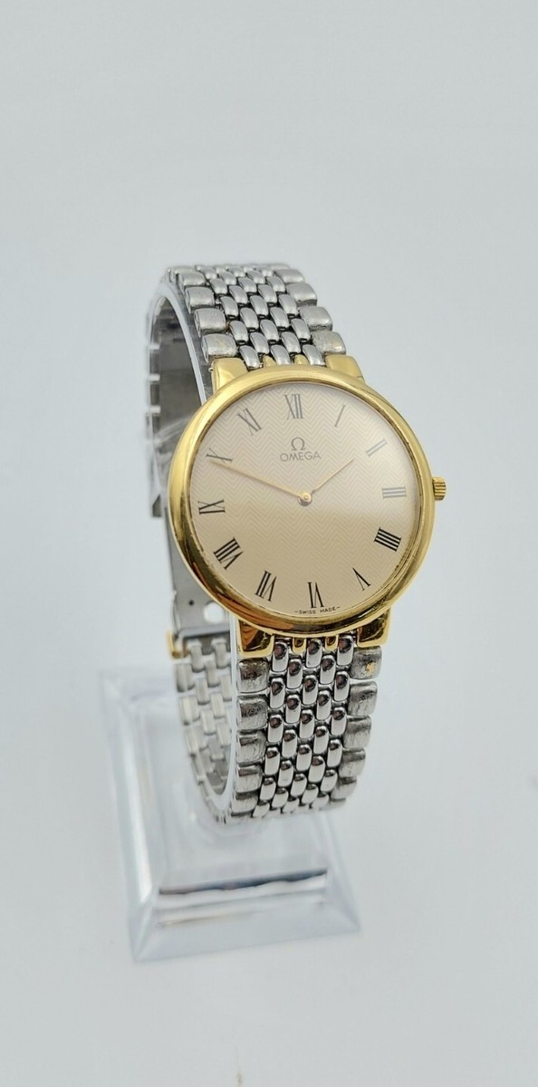 Omega Deville Quartz Movement 1378 Steel / Gold Vintage Ω | eBay Omega Deville Quartz Movement 1378 Steel / Gold Vintage Ω | eBay