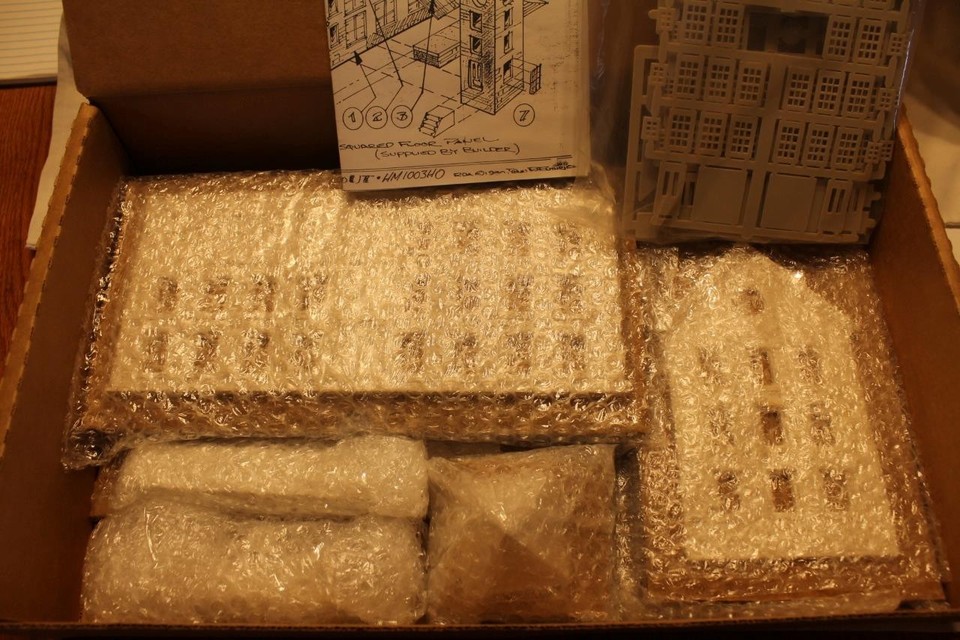 RAILWAY DESIGN ASSOCIATES HO SCALE HERMANSON WOOLEN MILL (RARE PLASTER ...