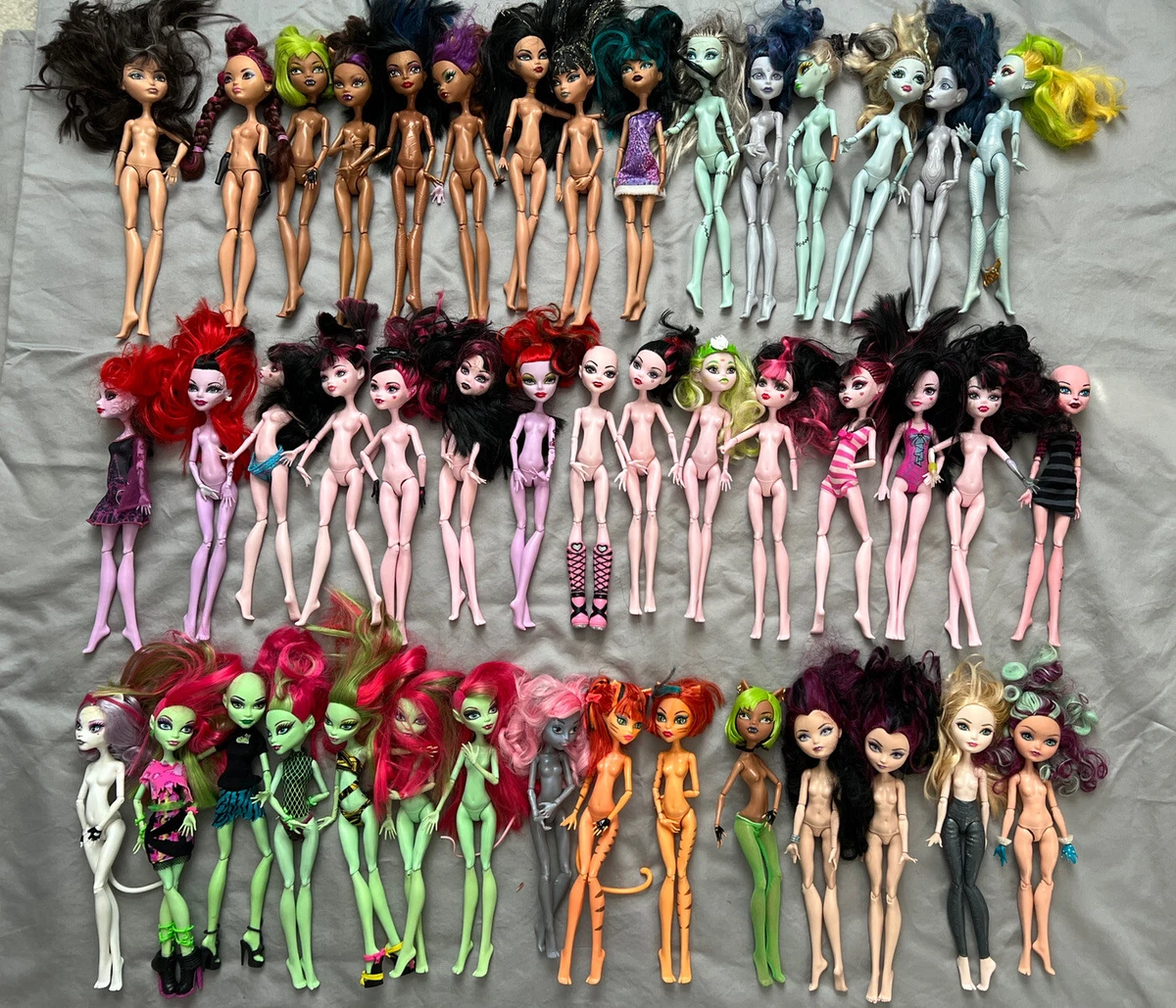Monster High Dolls Lot Huge Dolls K