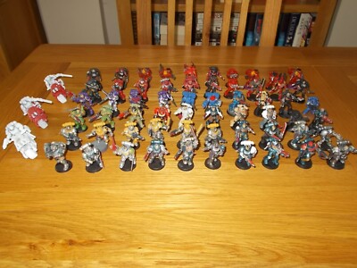 Warhammer 40K Space Marine Collection 60 X Figures | eBay UK