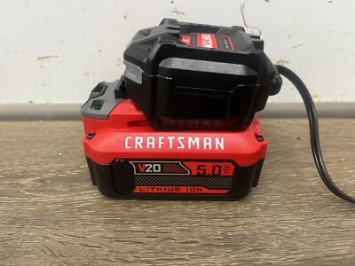 Genuine Craftsman V20/20V 5.0Ah Battery CMCB205 & Charger CMCB101 ...