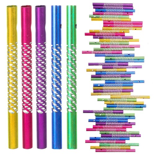 100 Pcs Wind Chime Tubes Toy for Kids DIY Chimes Pendants Pipe Set ...