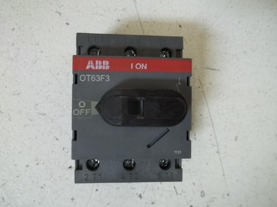ABB OT63F3 Switch Disconnector 1SCA105332R1001 3Pole Front Operated ...
