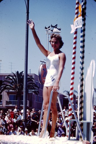 1950s Beauty Pageant Miss California ? Parade Float Slide AV-C | eBay