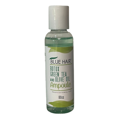 BLUE HAIR PROFESSIONAL Blue Hair Botox Green Tea & Olive Oil Ampoule ...
