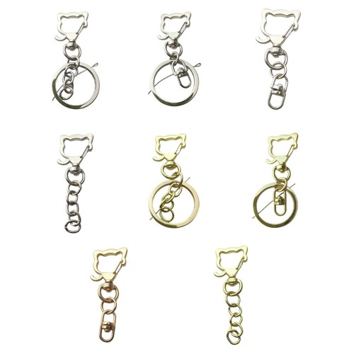 20 PCS Key Chain Kit with Split Keyrings DIY Keychain Making ...