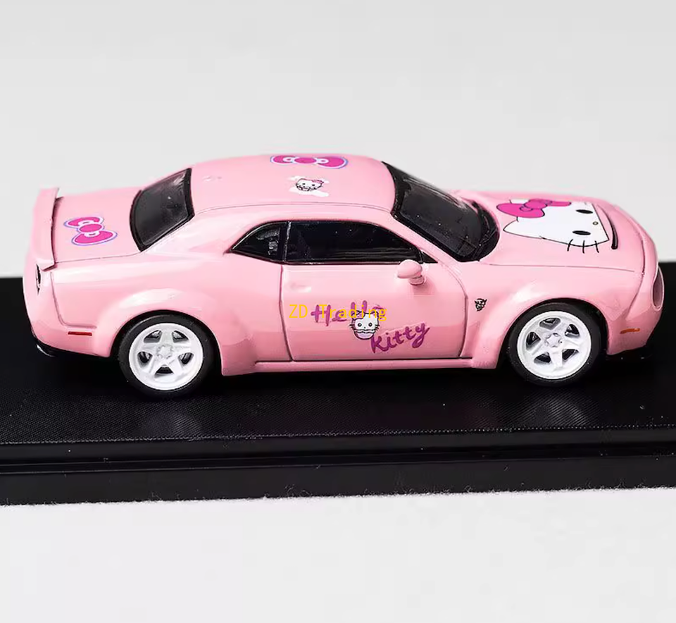 ZD FW 1:64 Pink SRT Hellcat Muscle Sports Model Diecast Metal Car BN | eBay