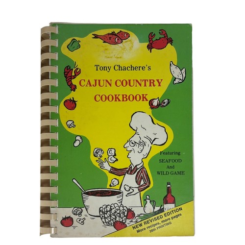 Tony Chachere's Cajun Country Cookbook - Seafood & Wild Game - Spiral ...