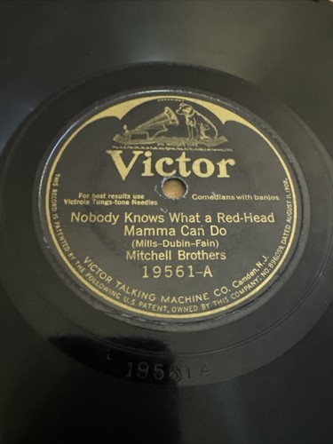 Victor 78 RPM Mitchell Brothers - What A Red Head Mamma Could Do 19561 ...